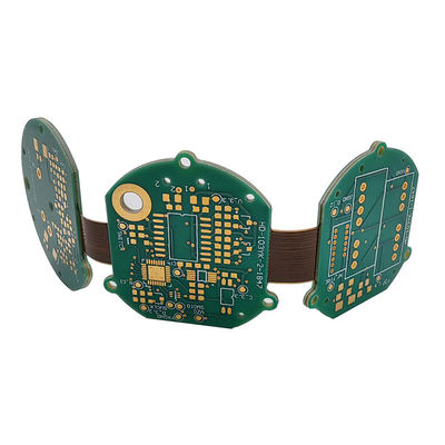 White Solder Mask Rigid-Flex Circuitry with 100% Functional Test
