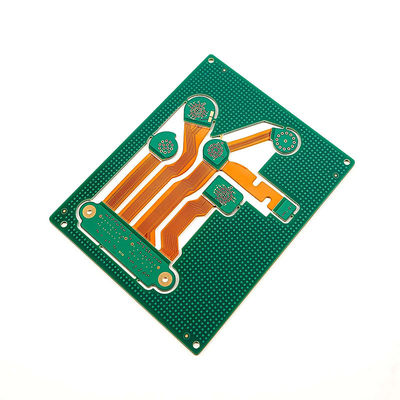 White Solder Mask Rigid-Flex Circuitry with 100% Functional Test